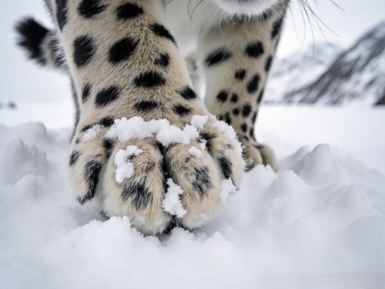 Key Traits Of Snow Leopard's Paw And Its Role In Movement?